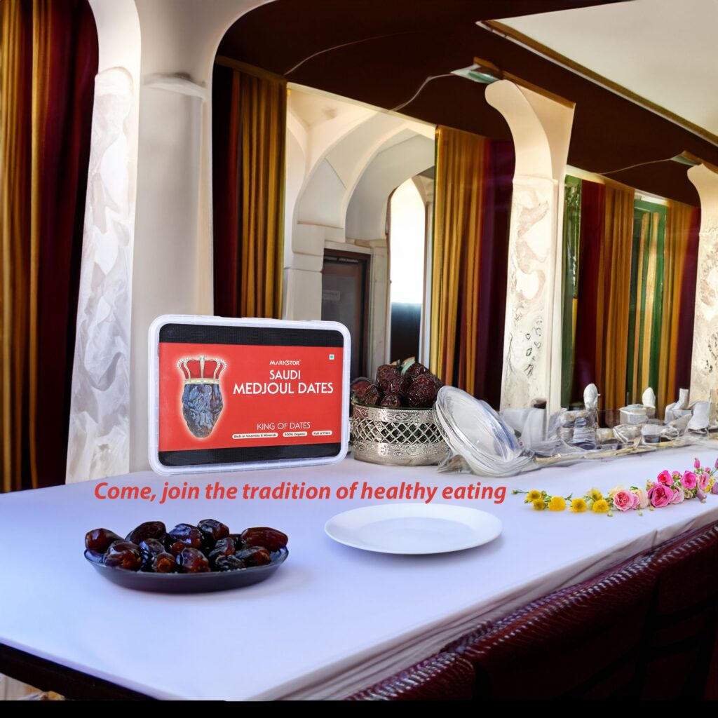 Markstor Saudi Medjoul Dates – 500 grams – ‘A Plus’ Grade Organic ...