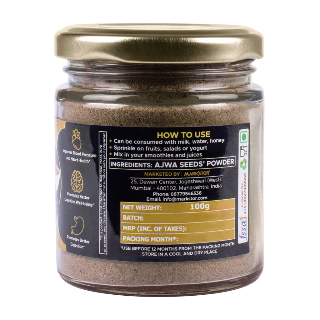 Markstor Ajwa Dates Seeds Powder – 100g [Now with Free Shipping ...